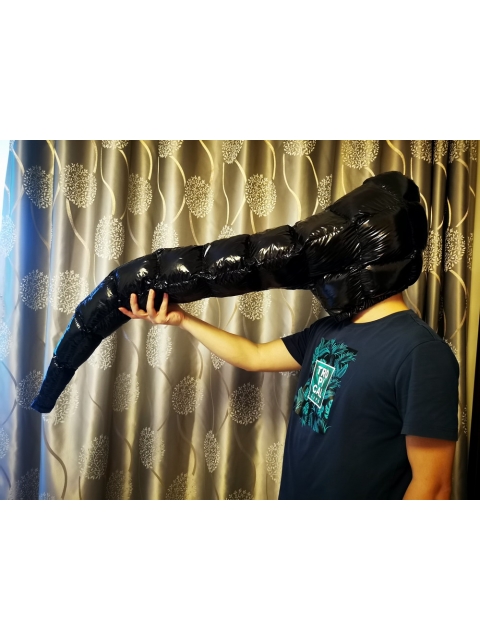 New shiny nylon wet look mask down mask winter mask trunk MK2209