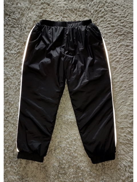 New shiny nylon wet look winter tracksuit jogging suit jacket and pants ...